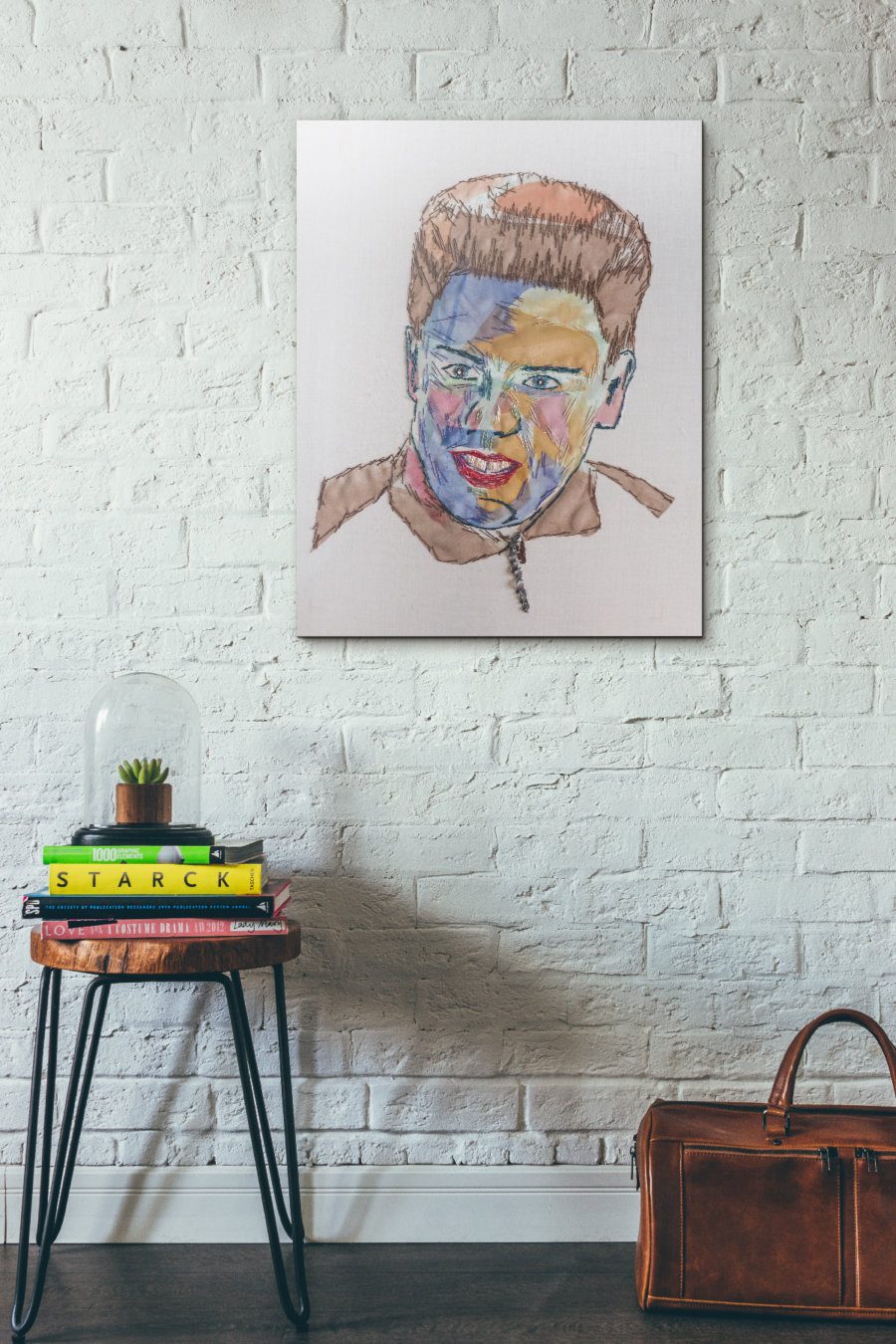 Home Alone Inspired Textile Collages – Unique Textile Artwork for the ...