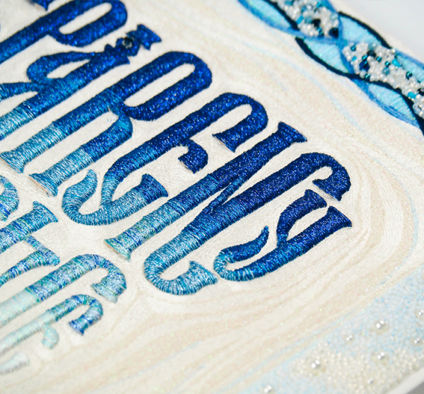 Transparency & Justice | Embroidery Art by Ksenia Semirova